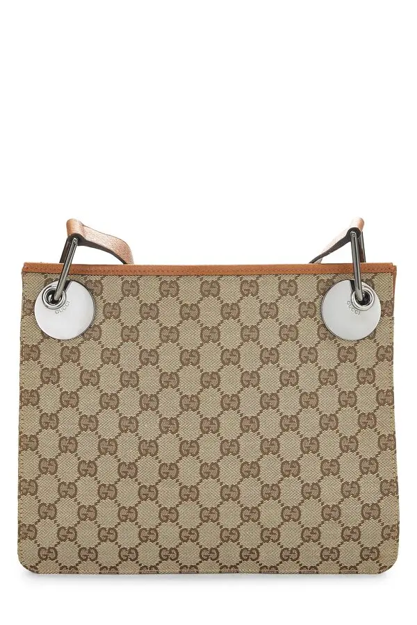 Gucci Original Gg Canvas Eclipse Messenger - Orange