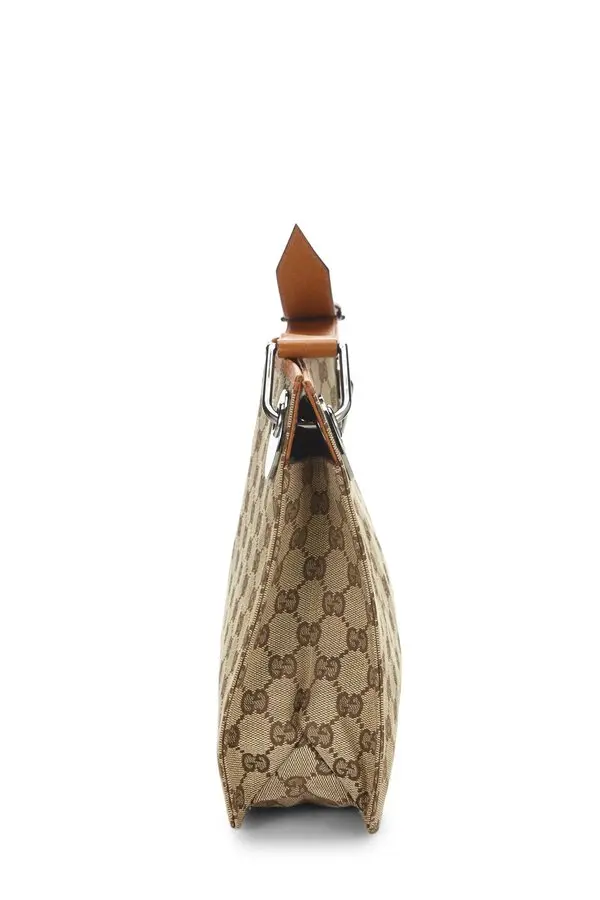 Gucci Original Gg Canvas Eclipse Messenger - Orange