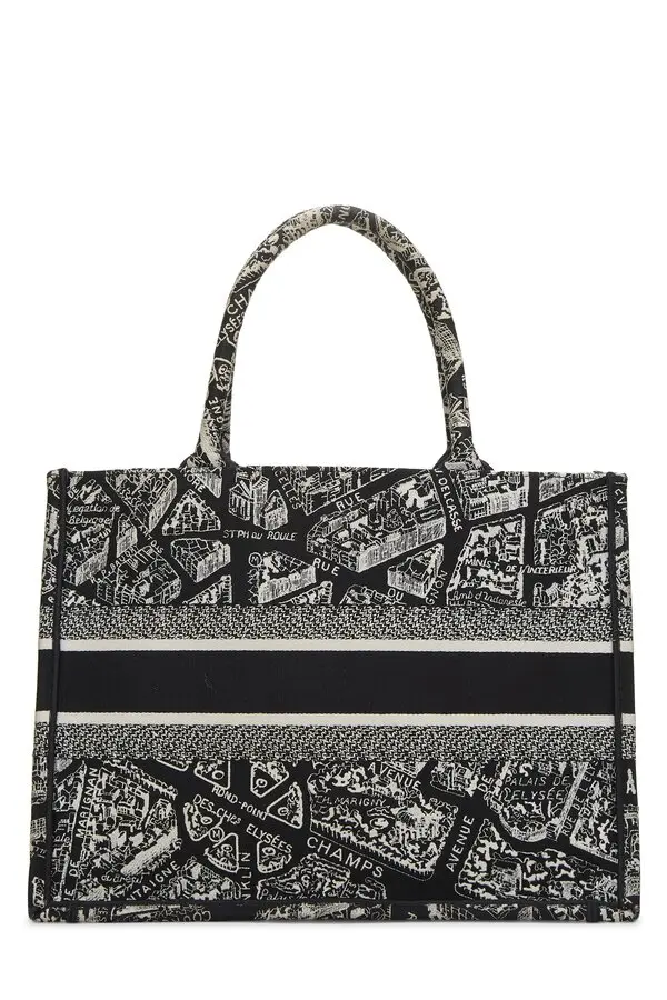 Dior Plan De Paris Book Tote - Black | Editorialist