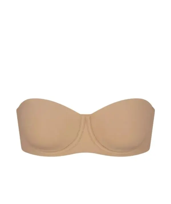 SKIMS Fits Everybody Strapless Stretch-woven Bra
