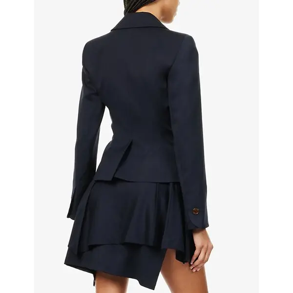 VIVIENNE WESTWOOD Drunken Tailored Slim-fit Wool Blazer