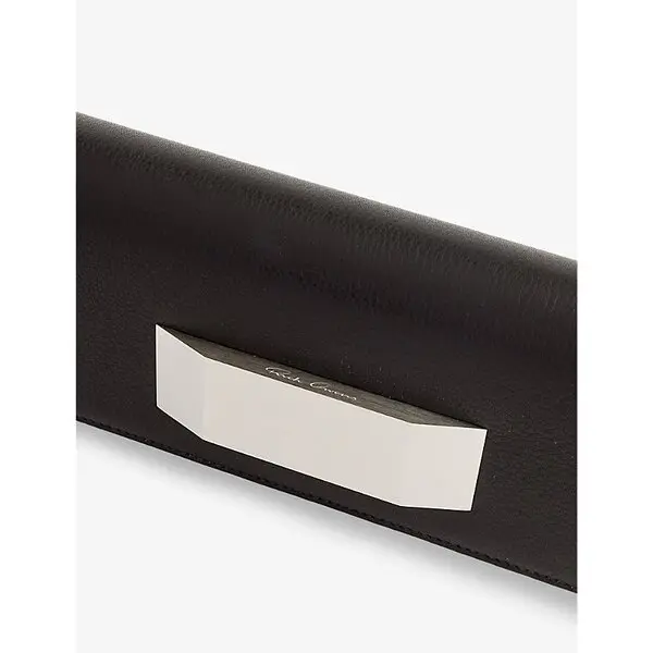 Rick Owens Plaque Leather Clutch Bag