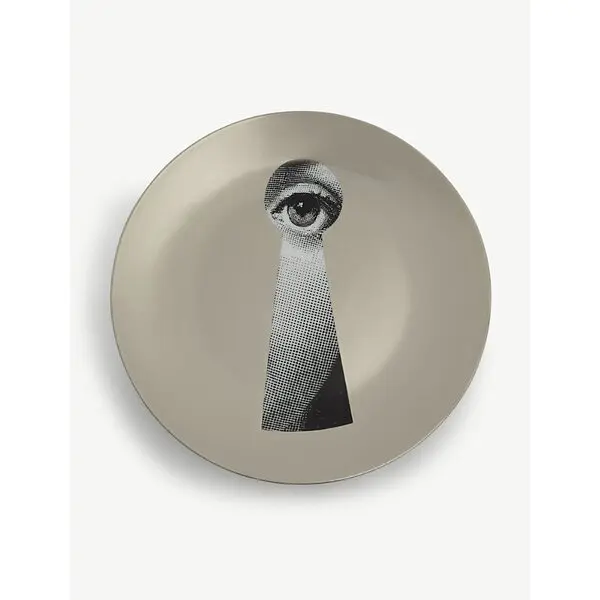 FORNASETTI T&v Porcelain Wall Plate 26cm - One-color