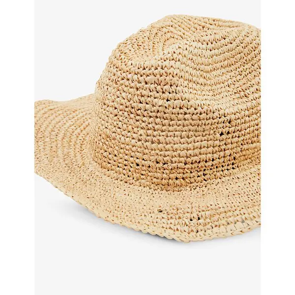 Monday Swimwear Exuma Wide-brim Straw Fedora