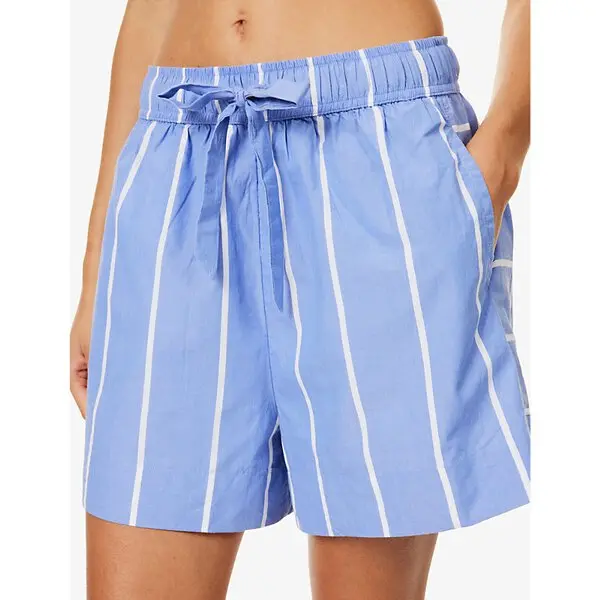 ME+EM Drawstring-waist Cotton Shorts