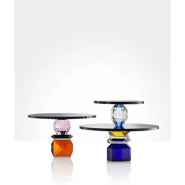 REFLECTIONS COPENHAGEN Dallas Tray Crystal Cake Stand 23.8cm