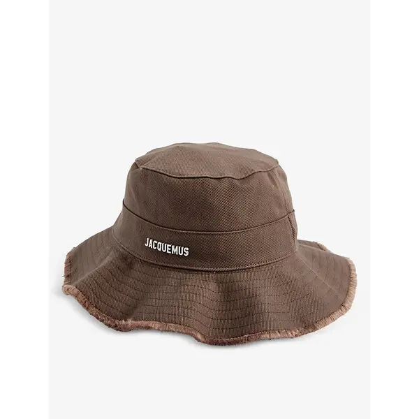 Jacquemus Le Bob Artichaut Cotton Bucket Hat - Brown