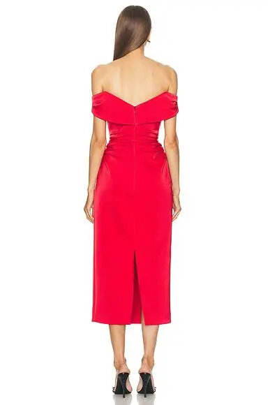 Rachel Gilbert Daria Off-shoulder Dress