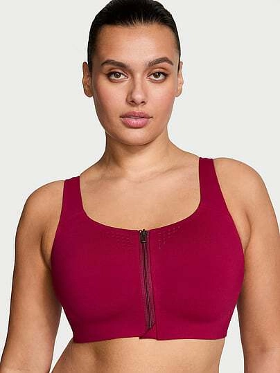 Victoria's Secret Vsx Featherweight Max™ Front-close Sports Bra - Red