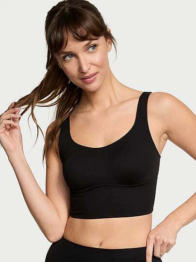 Victoria's Secret Vsx Elevate™ Cross-back Mesh Sports Bra - Black