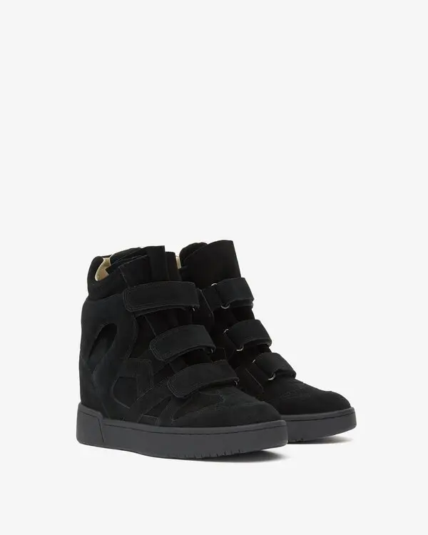 Isabel Marant Im3 High-top Wedge Sneakers - Black