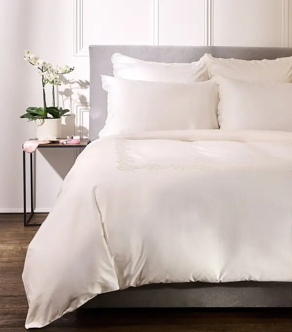 Harrods Ventail Duvet Cover Set - Ivory