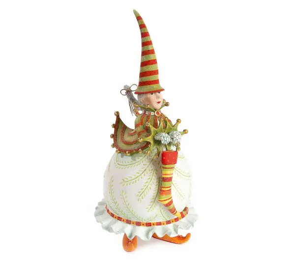 MACKENZIE-CHILDS Dash Away Mrs. Santa Figure - One-color