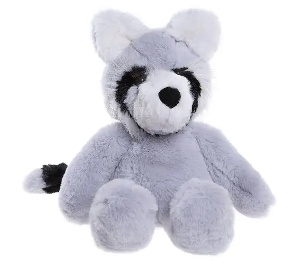 CHARLIE BEARS Soft Plush Riley Raccoon In Cloudy Grey - One-color