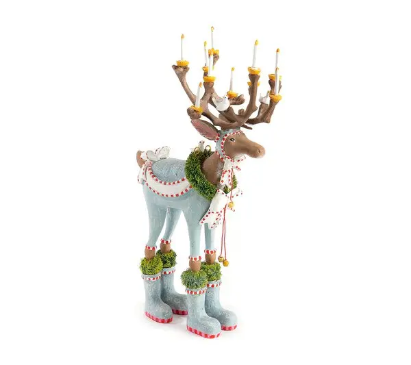 MACKENZIE-CHILDS Dash Away Dasher Reindeer Figu E - One-color