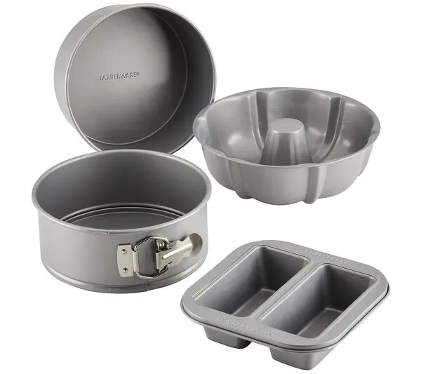 FARBERWARE Specialty Nonstick Bakeware 4-piece Et - One-color