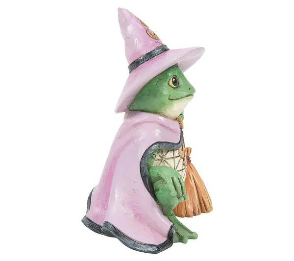 JIM SHORE Frog Witch Mini Figurine