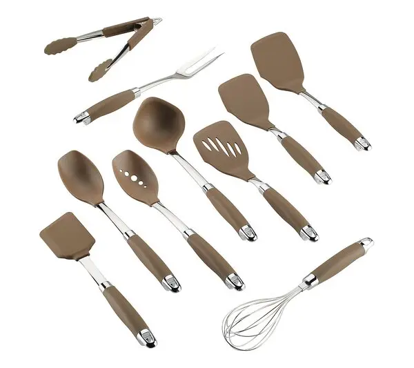 ANOLON Suregrip Nonstick Kitchen Utensil Set, 1 0pc - One-color