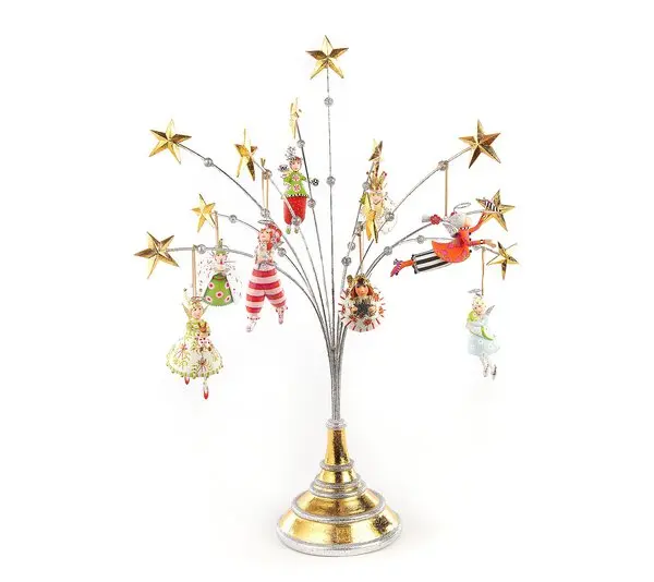 MACKENZIE-CHILDS Paradise Mini Ornament Display Tree