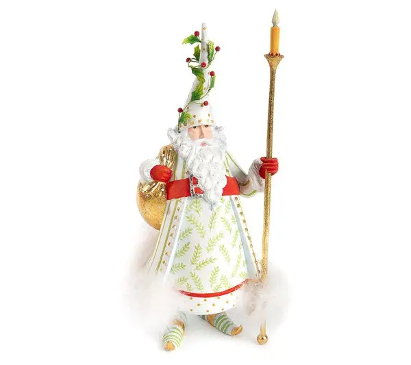 MACKENZIE-CHILDS Dash Away Candlelight Santa Fi Ure - One-color