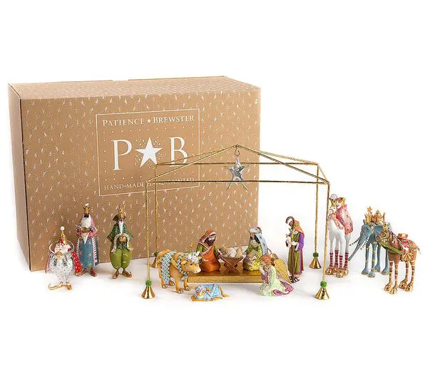 MACKENZIE-CHILDS Nativity Mini Figures Introduc Ory Set