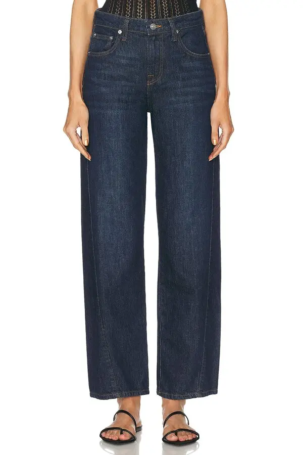 Simkhai Sawyer Relaxed Tapered Jeans - Twilight