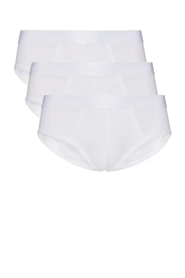CDLP 3 Pack Y Briefs - White