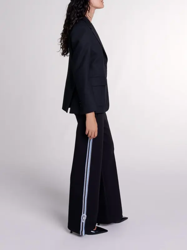 Maje Embroidered Suit Jacket