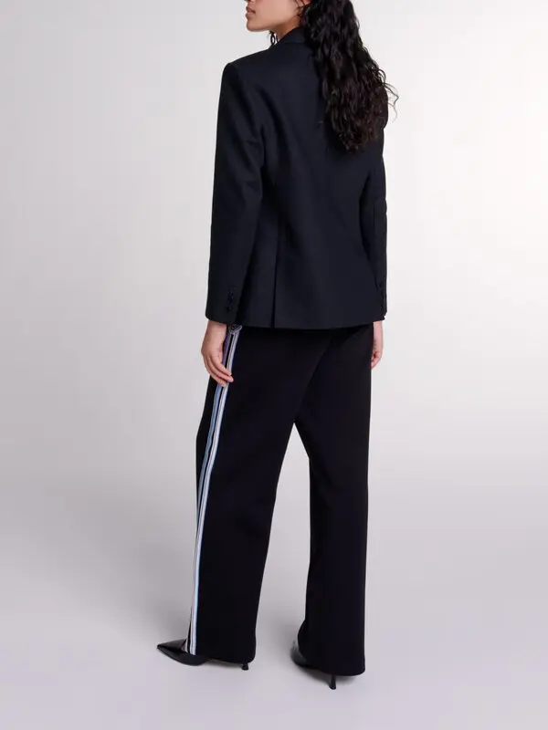 Maje Embroidered Suit Jacket