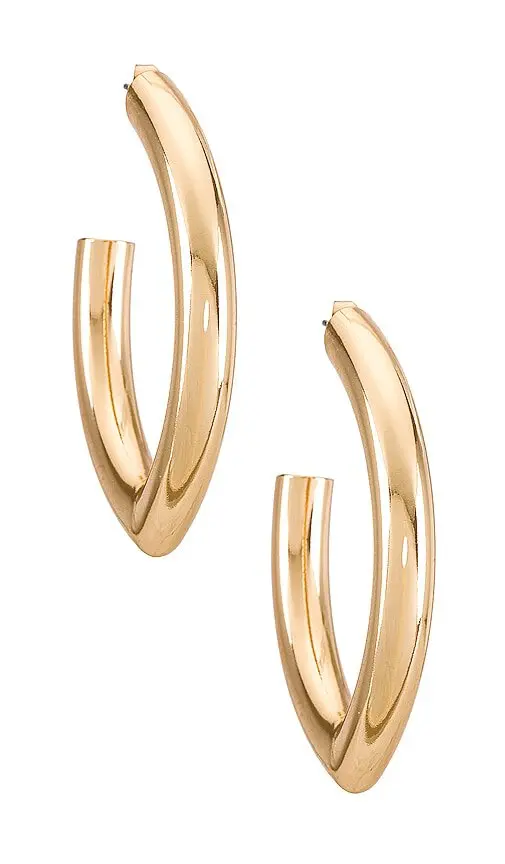 Ettika Hoop Earrings - Metallic Gold
