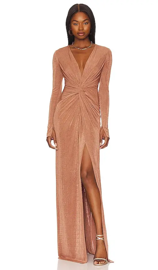 Katie May In A Mood Gown - Metallic Copper
