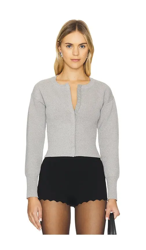 ALL THE WAYS Kourtney Cardigan - Heather Grey