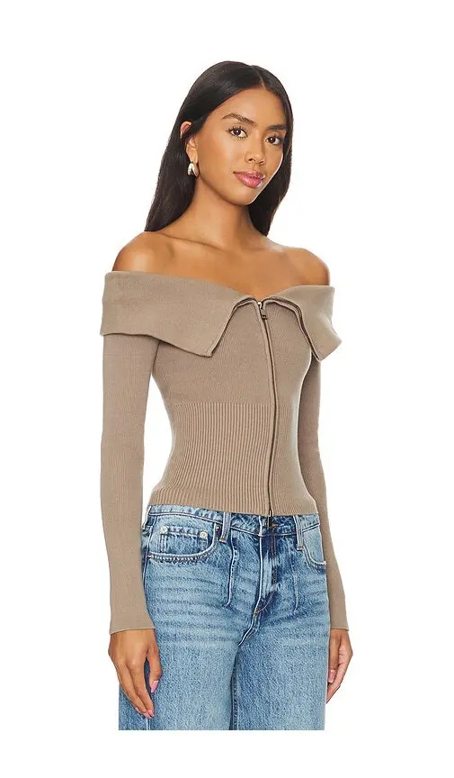 LOVERS AND FRIENDS Giugno Zip Cardigan