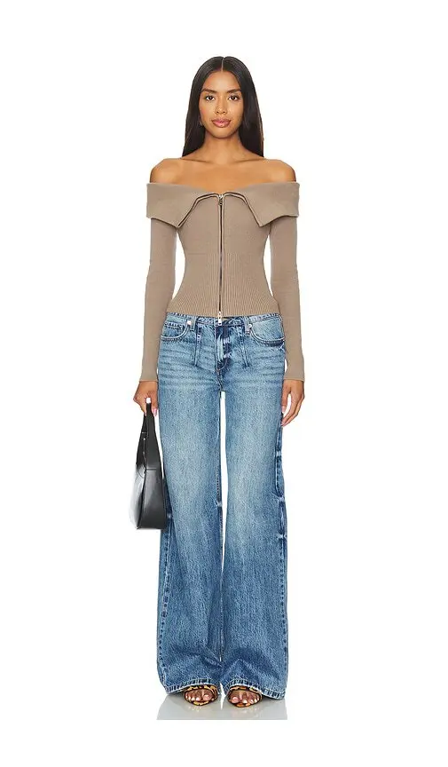 LOVERS AND FRIENDS Giugno Zip Cardigan