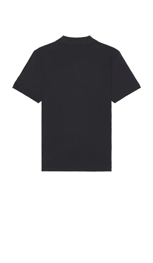 Theory Bron Short Sleeve Polo In Navy - Eclipse