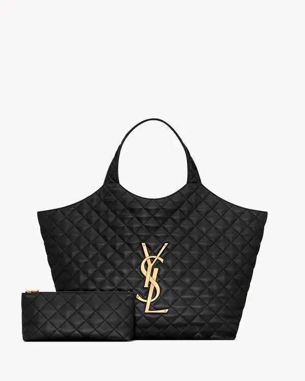 Saint Laurent Icare Maxi Shopping Bag - Black