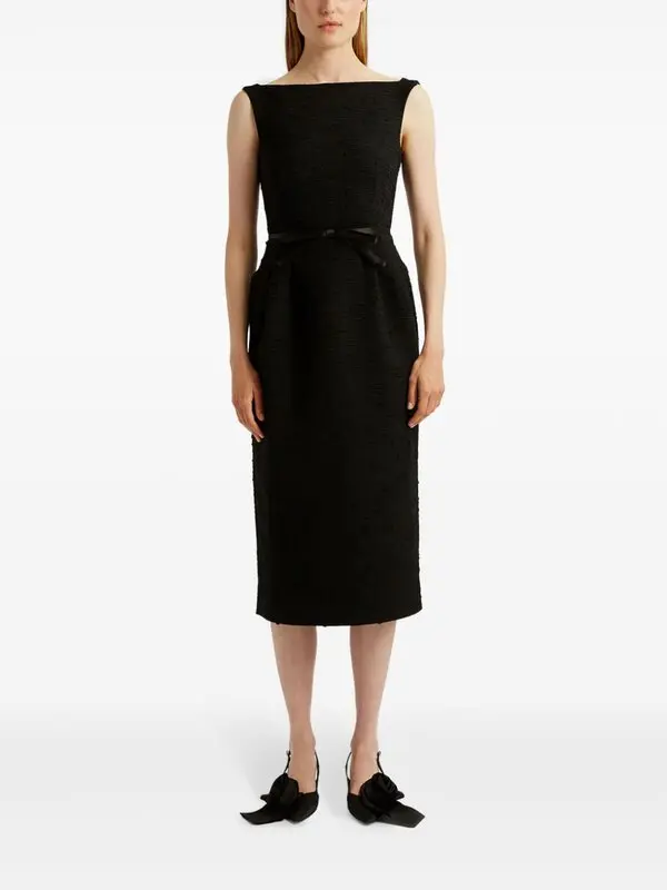 Erdem Sleeveless Midi Pencil Dress - Black