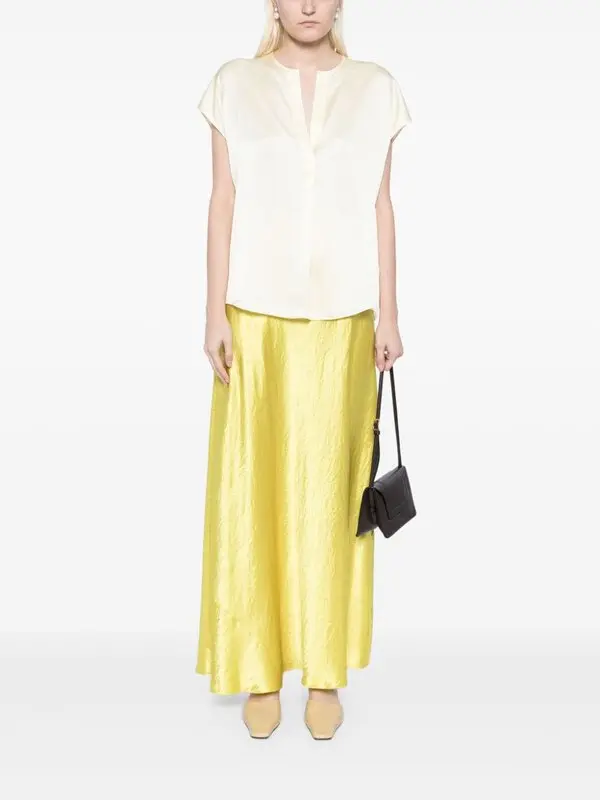 Vince Silk Blouse - Yellow