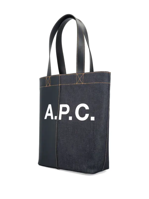 A.p.c. Axel Tote Bag - Blue