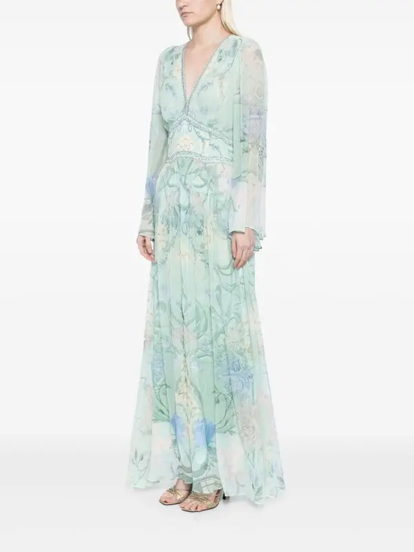 Camilla Floral Print Maxi Dress