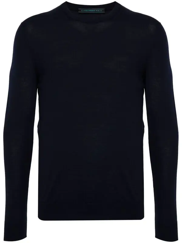 Kiton Wool Sweater - Blue