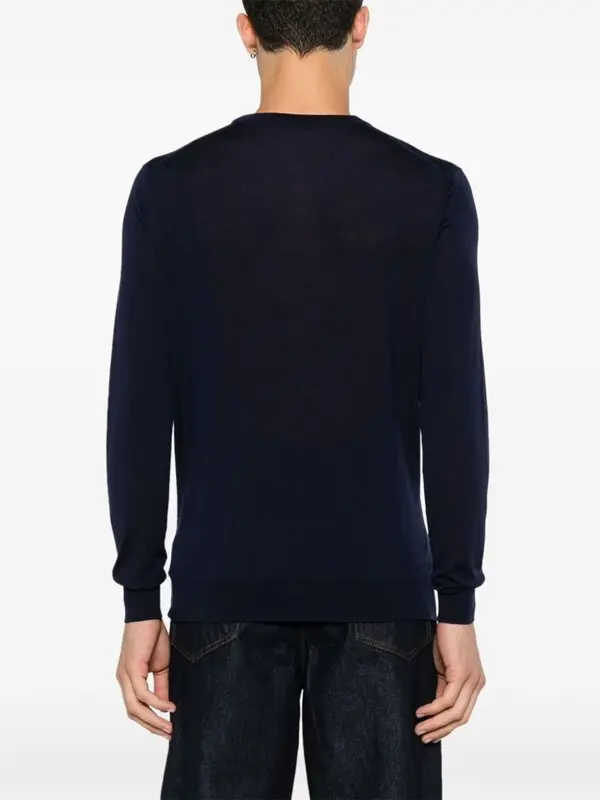 Kiton Wool Sweater - Blue