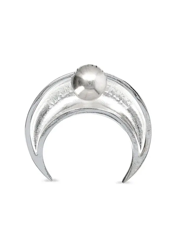 MARINE SERRE Moon Earring - Silver