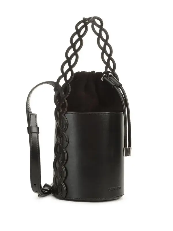 SERGIO ROSSI Sr Mermaid Bucket Bag - Black