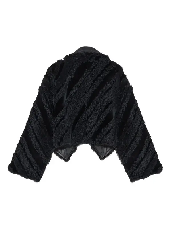 YVES SALOMON Cropped Draped Jacket