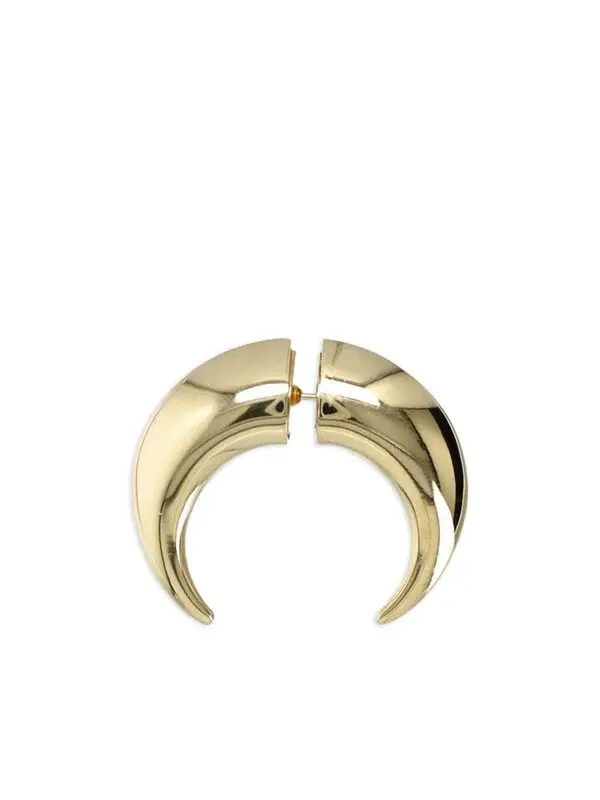 MARINE SERRE Shamanic Stud Earring - Gold