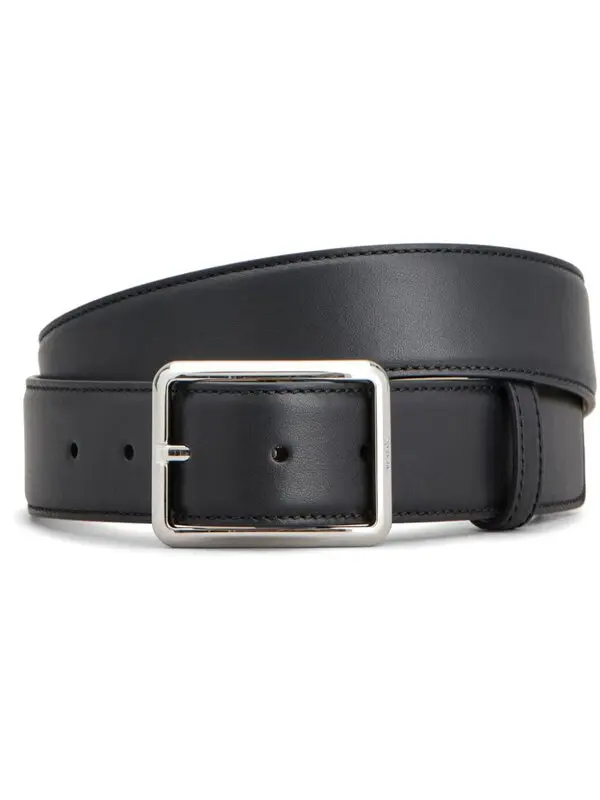 TOD'S Leather Belt - Black