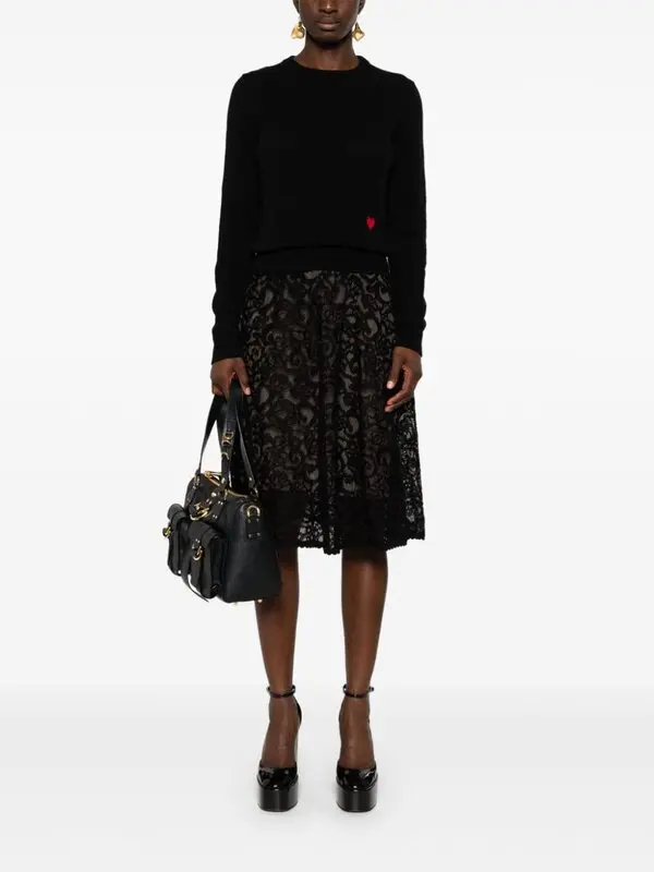 Moschino Heart-motif Sweater - Black