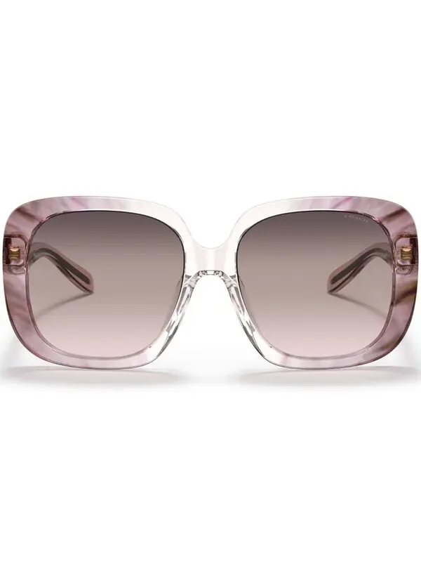COACH® Ombré Square-frame Sunglasses - Pink