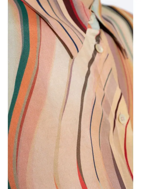 Paul Smith Swirl Print Shirt - Pink